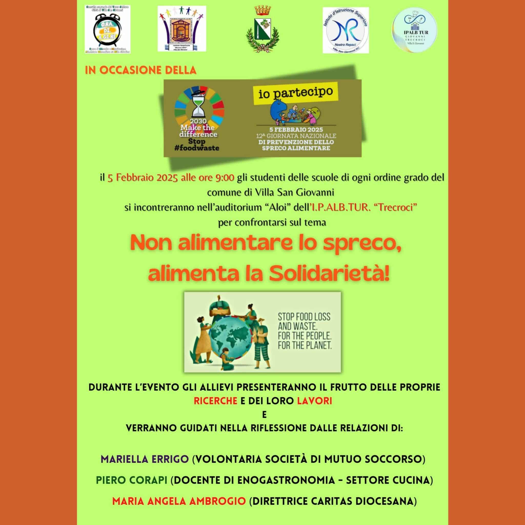 Giornata nazionale di prevenzione dello spreco alimentare 2026