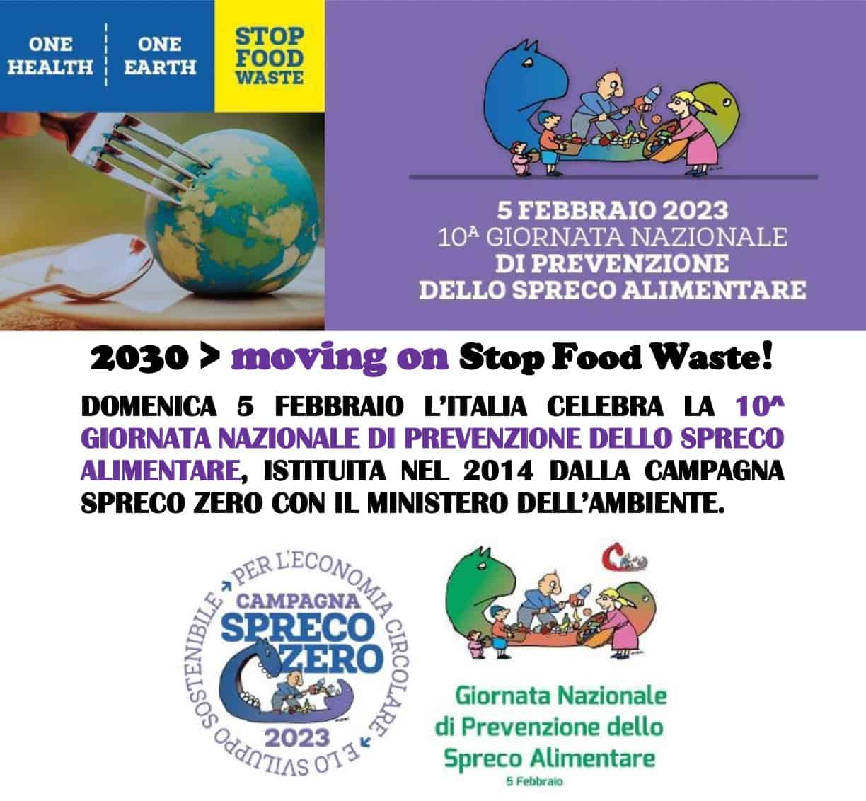 2030 > moving on Stop Food Waste! Presentazione del REPORT Waste ...